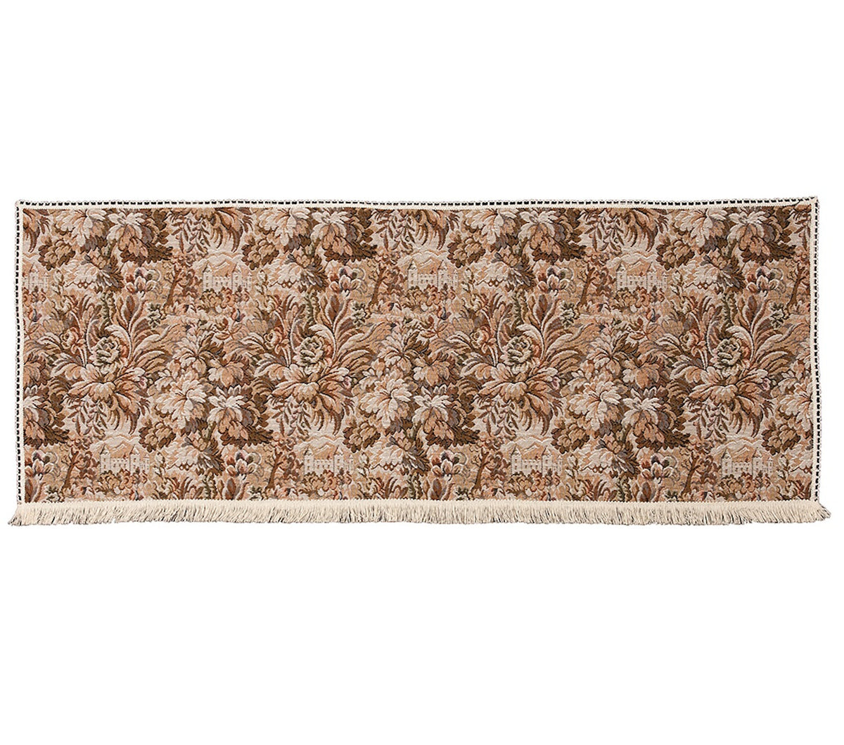 Floral Castles Tapestry Settee Back with Cotton Fringe (2 or 3 Seater ...