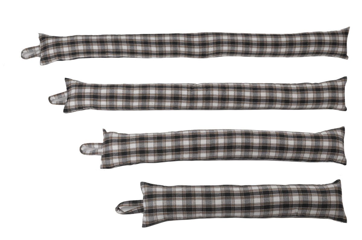 Poly Wool Check Fabric Draught Excluder (3 Colours) – Mill Outlets