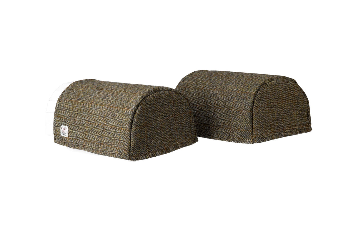 Harris Tweed Round Arm Caps or Chair Backs (Various Colours) – Mill Outlets