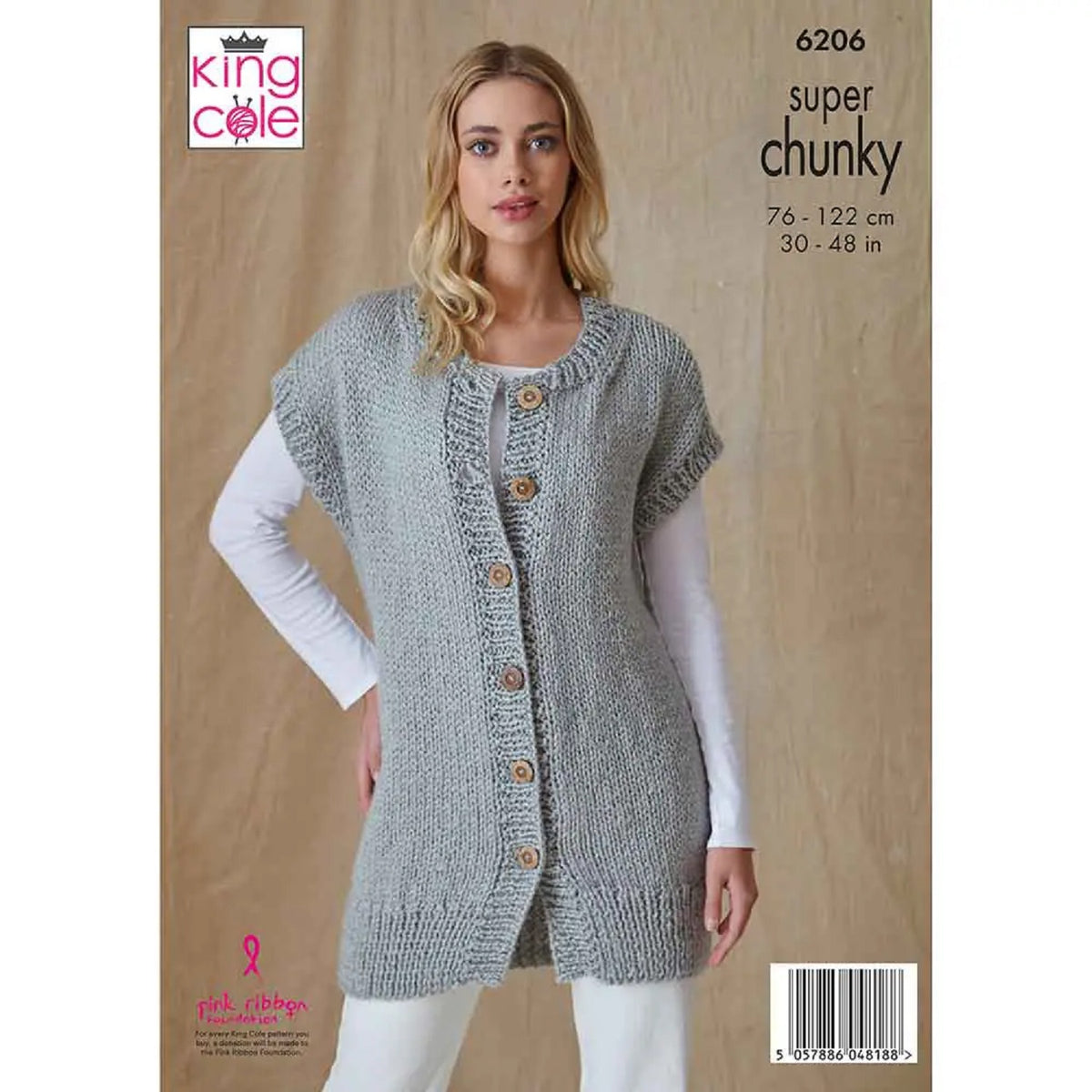 King Cole Knitting Pattern Women's Super Chunky Hooded Jacket & Waistc ...