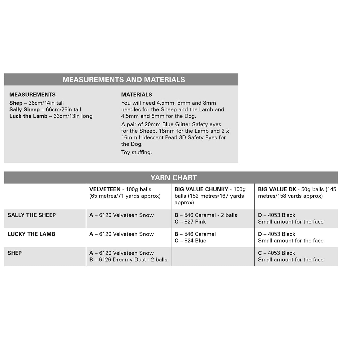 King Cole Knitting Pattern for Collie Dog & Sheep Stuffed Toys (9208 ...