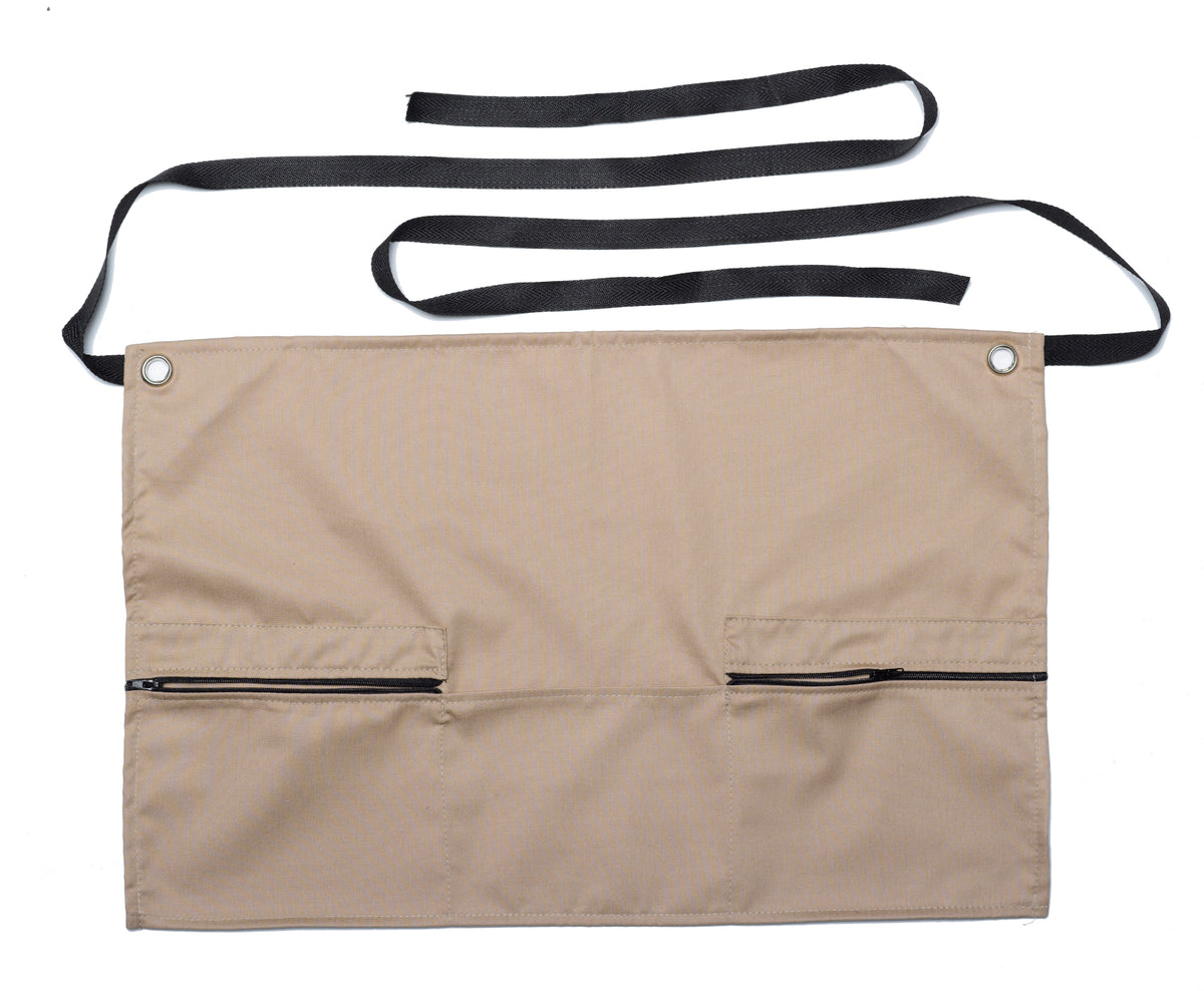 Money Apron With Zip Pockets - 22" Wide x 14" Long (5 Colours) – Mill ...