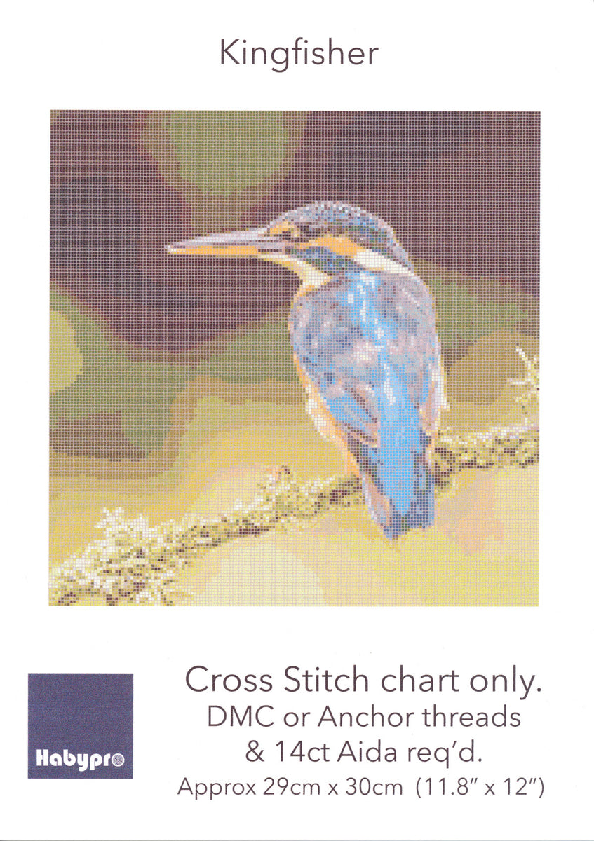 Habypro Cross Stitch Chart Only (Kingfisher) – Mill Outlets
