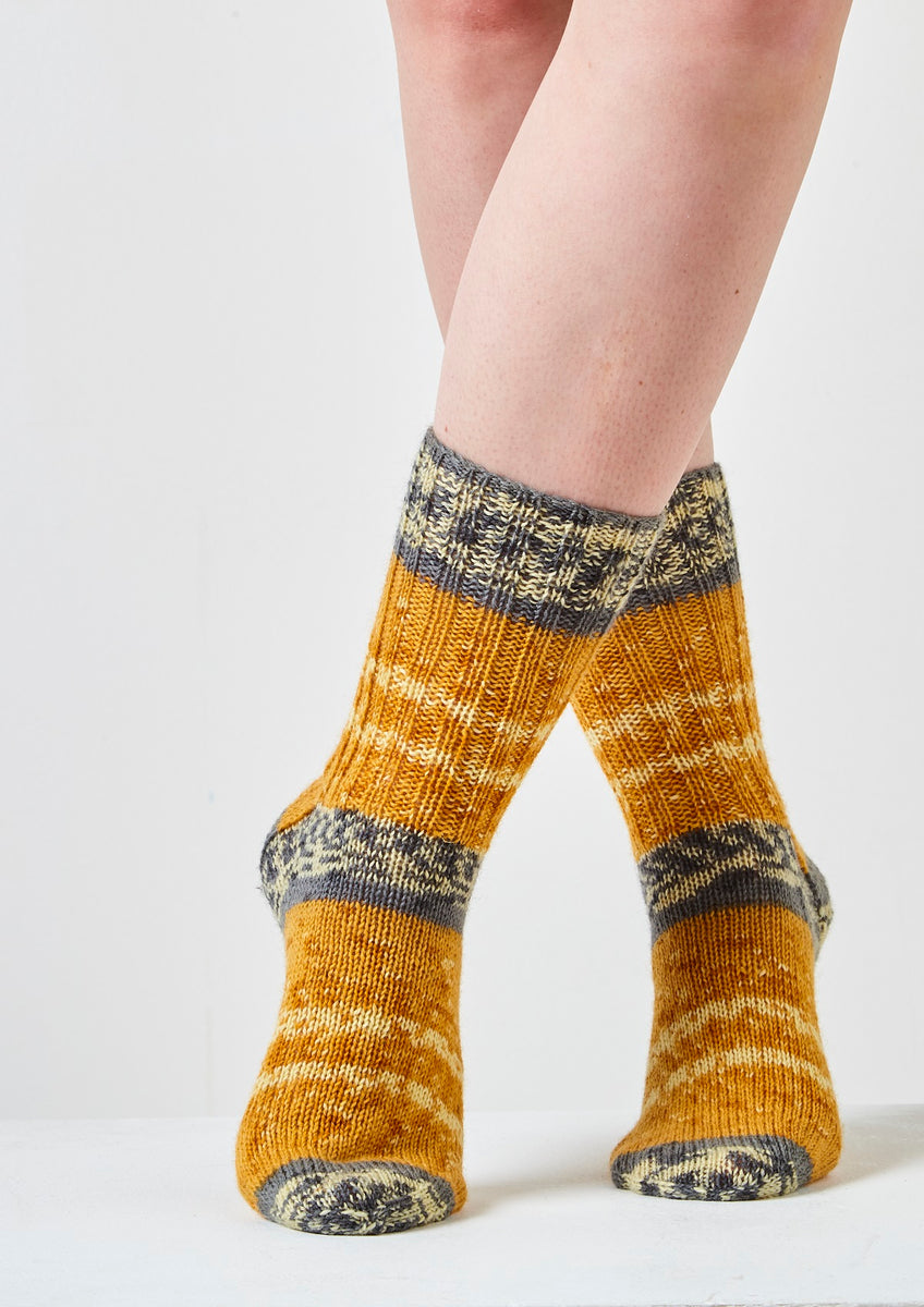 King Cole 4ply Norse Knitting Pattern Female Socks - 4 Designs (6006 ...