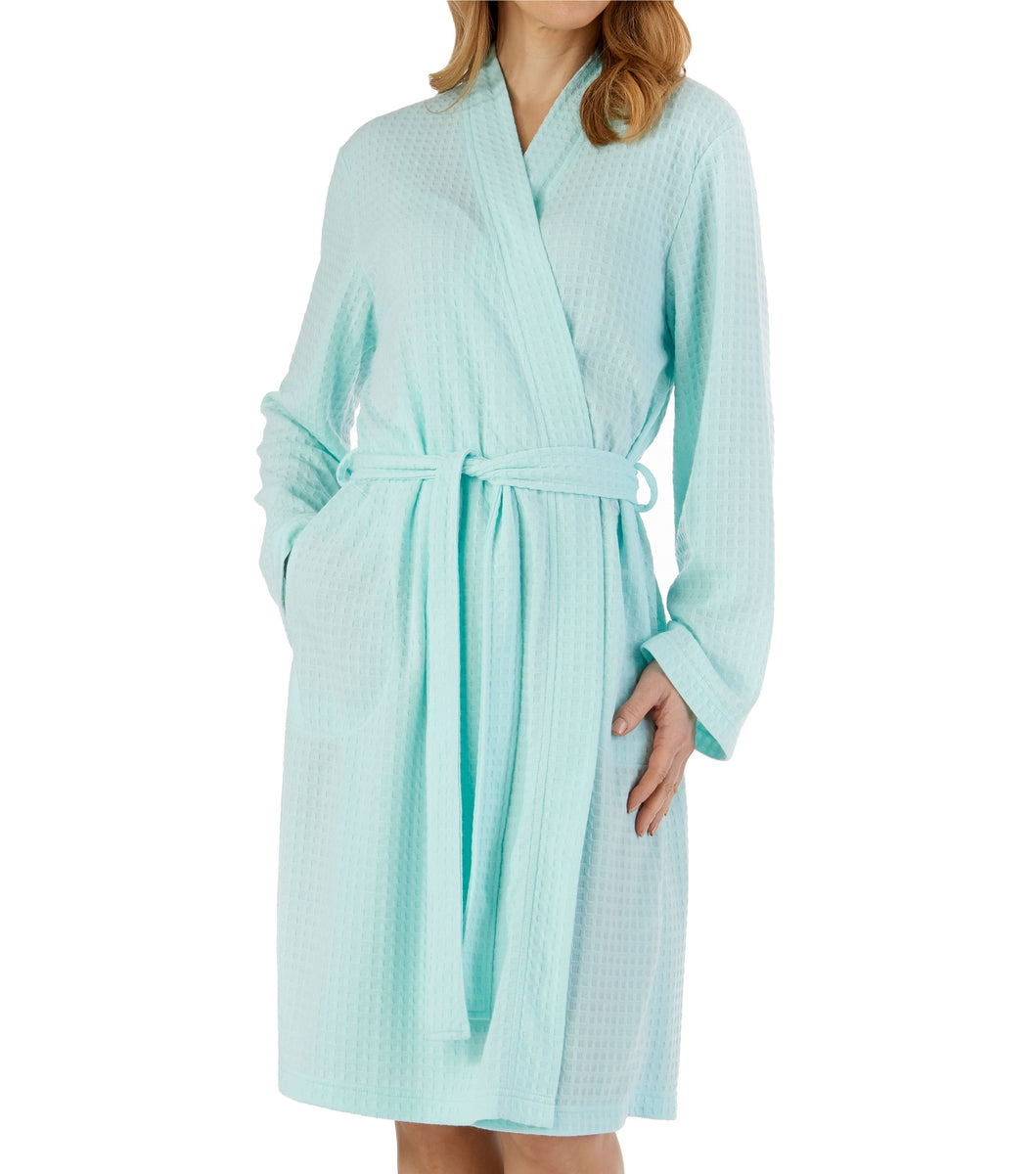 Slenderella Ladies Lightweight Plain Waffle Robe (5 Colours) – Mill Outlets