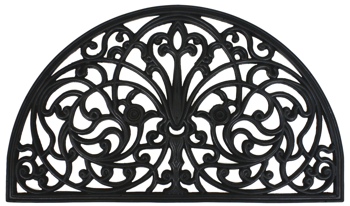 Cast Iron Style Rubber Half Moon Door Mat – Mill Outlets